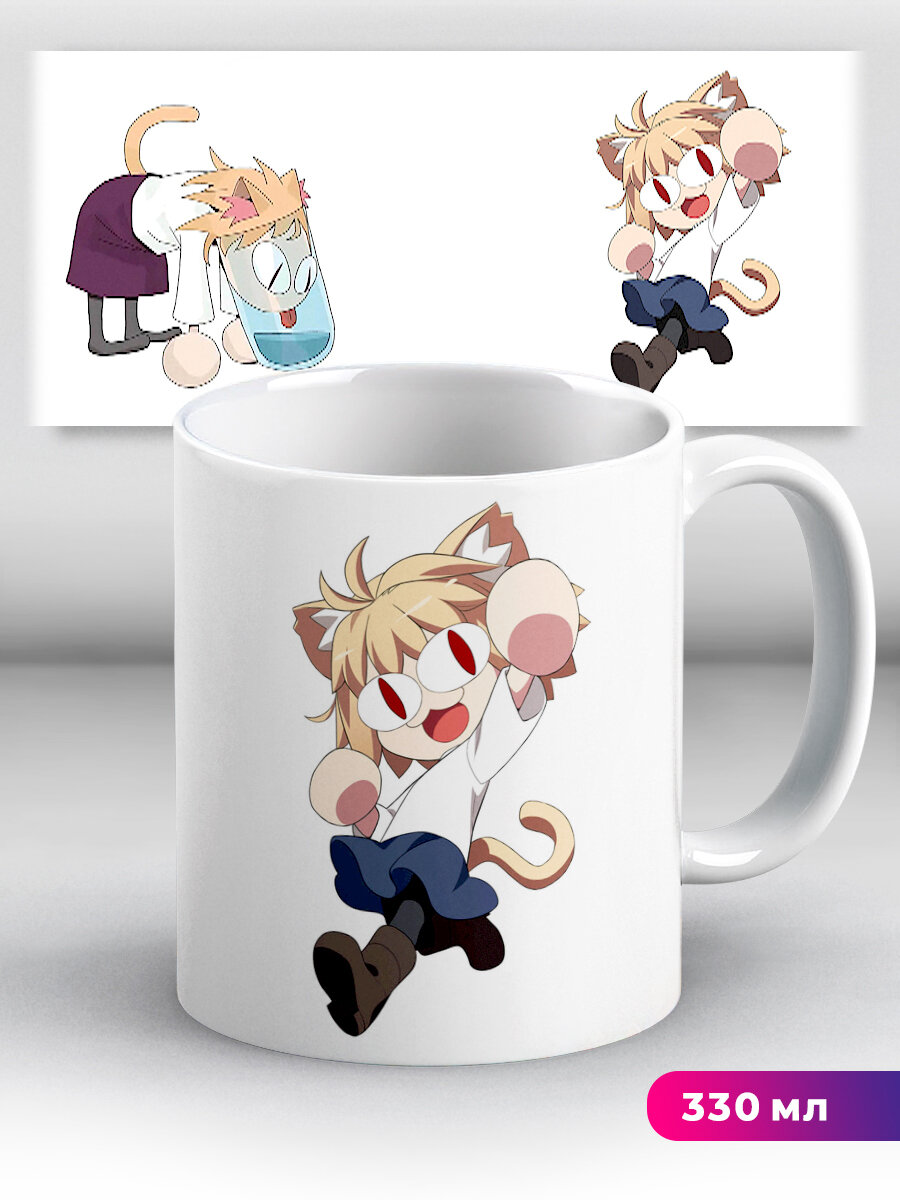 Кружка Аниме Neco Arc Неко Арк Неко кот кэт Cat