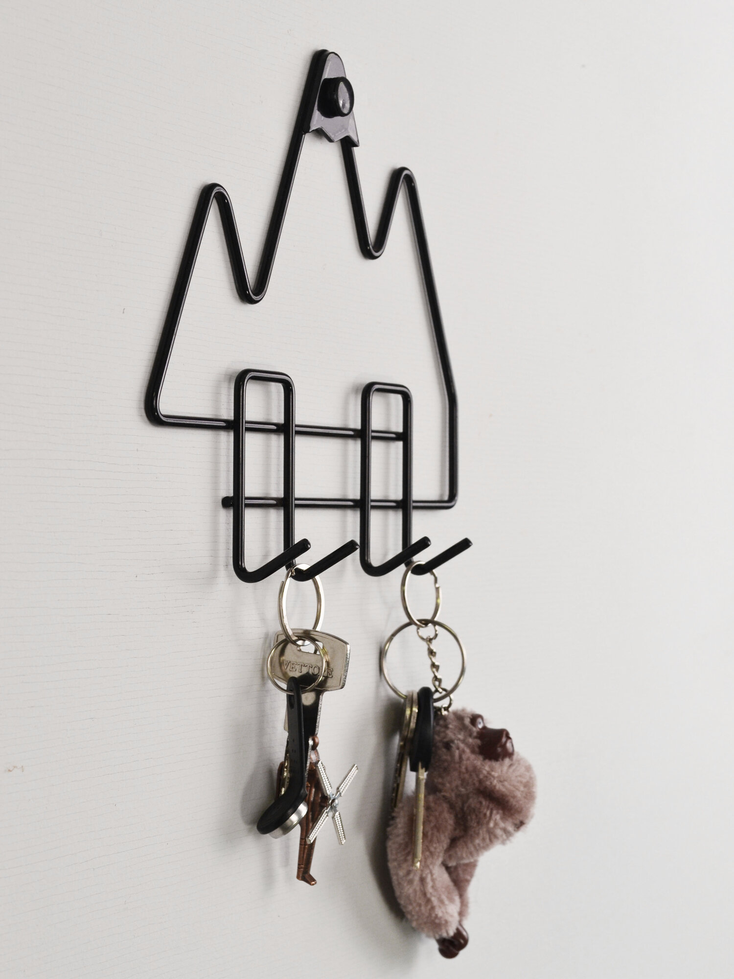 Ключница настенная ilwi INT-W-KN-G-1/1 в прихожую металлическая лофт для дома