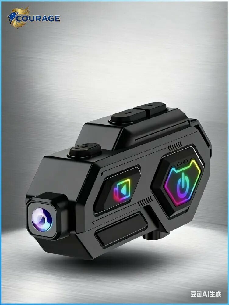 Мотогарнитура для шлема с камерой HD + видеорегистратор + Bluetooth-qingyue