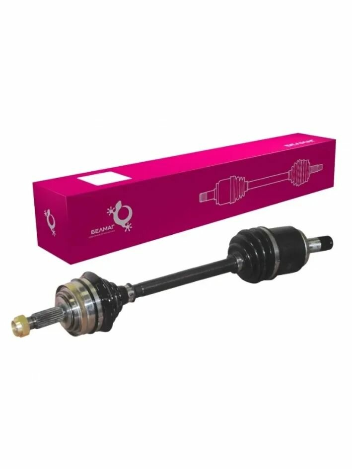 Привод левый в сборе с внутренним трипоидным шрусом / белмаг / BM.3984