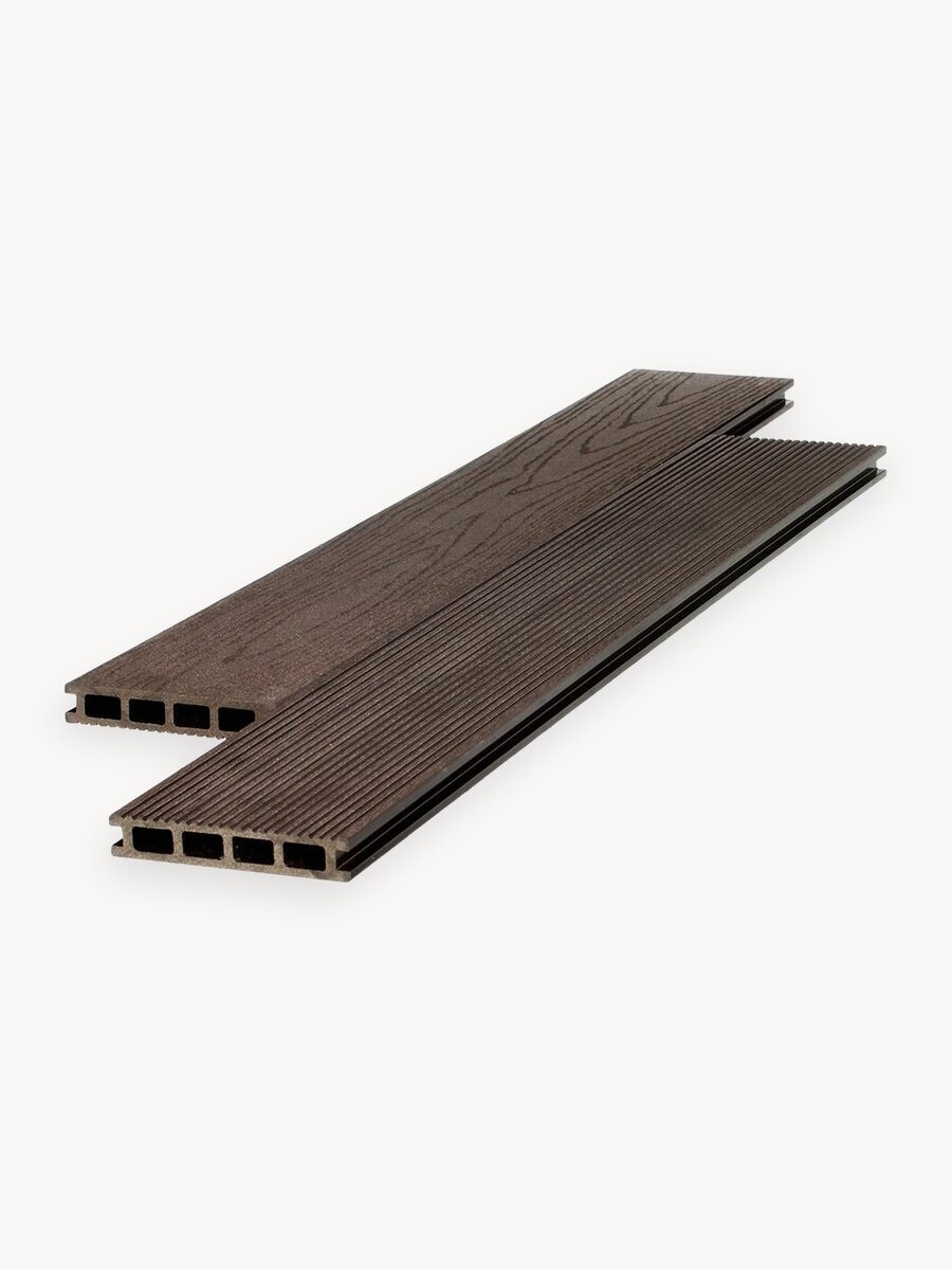 Террасная доска DIASDECK из ДПК 140х25мм длина 1,5 метра цвет венге, 1 штука (минерал)