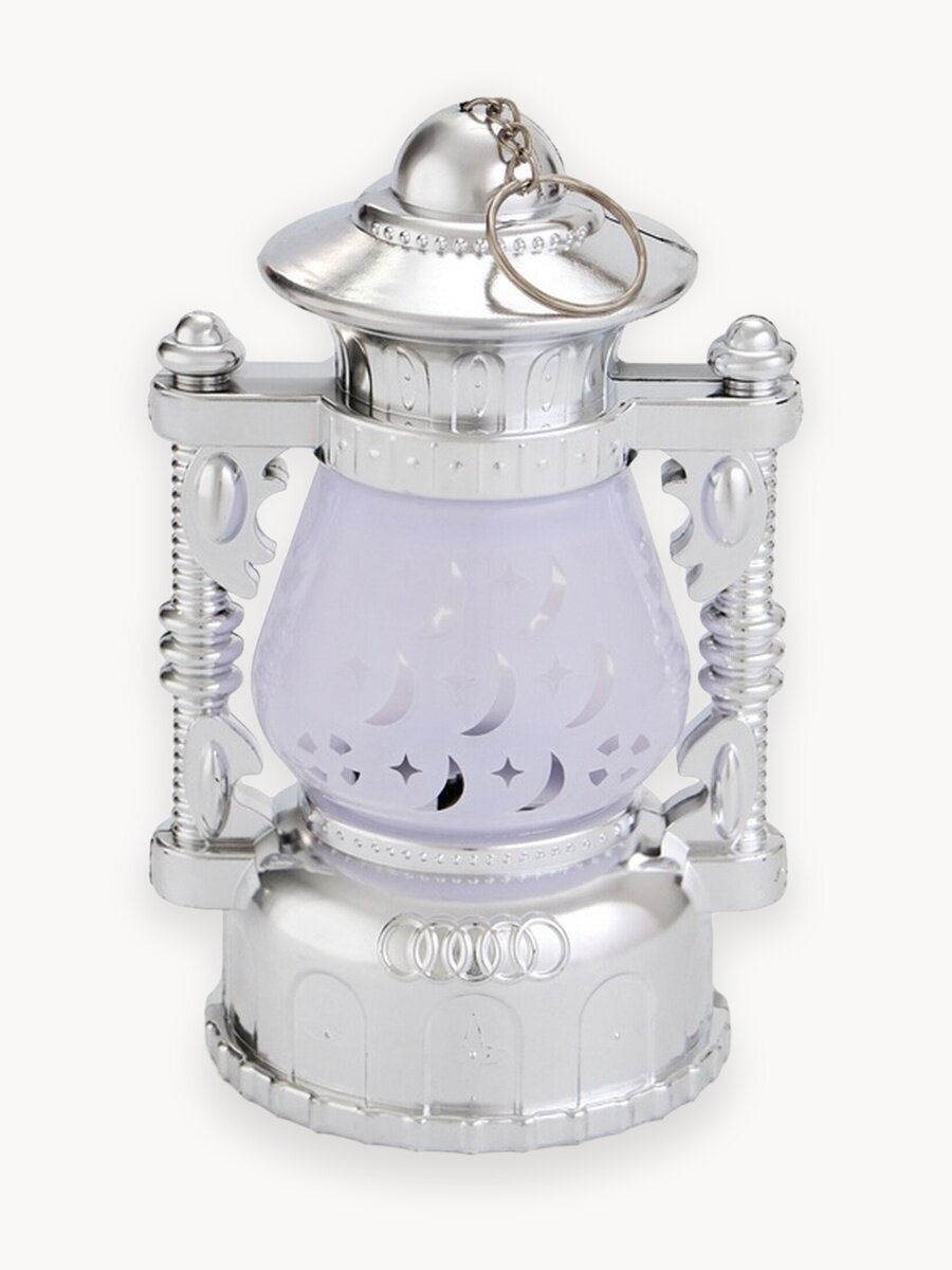 Фонарь кемпинговый "Керосинка", 3 Вт, 2 режима, 3 ААА, 15 х 8 х 8 см, серебряный