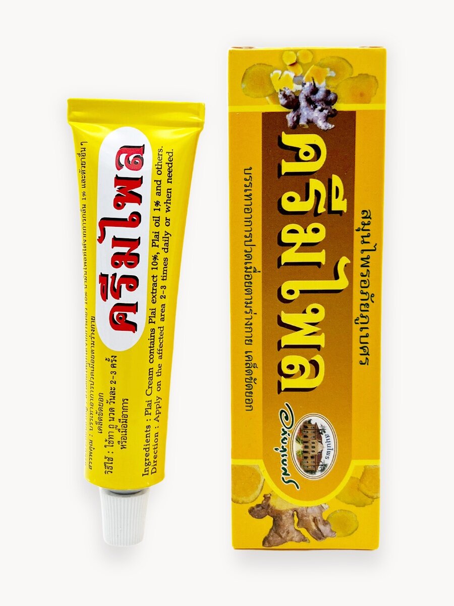 Abhaibhubejhr Крем от ушибов и синяков с имбирем Абхайпхубет Plai Cream, 25 г