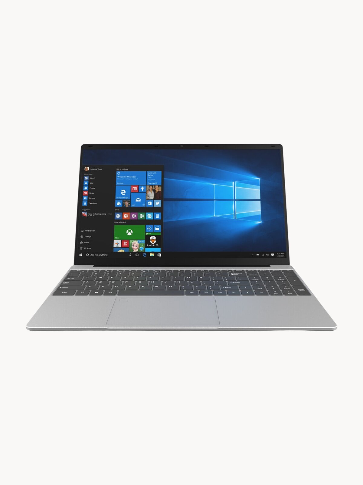 Microkug Ноутбук 15.6" Laptops Intel N5095 2.0 GHz, RAM 32GB, SSD 512GB，Windows 10 Pro