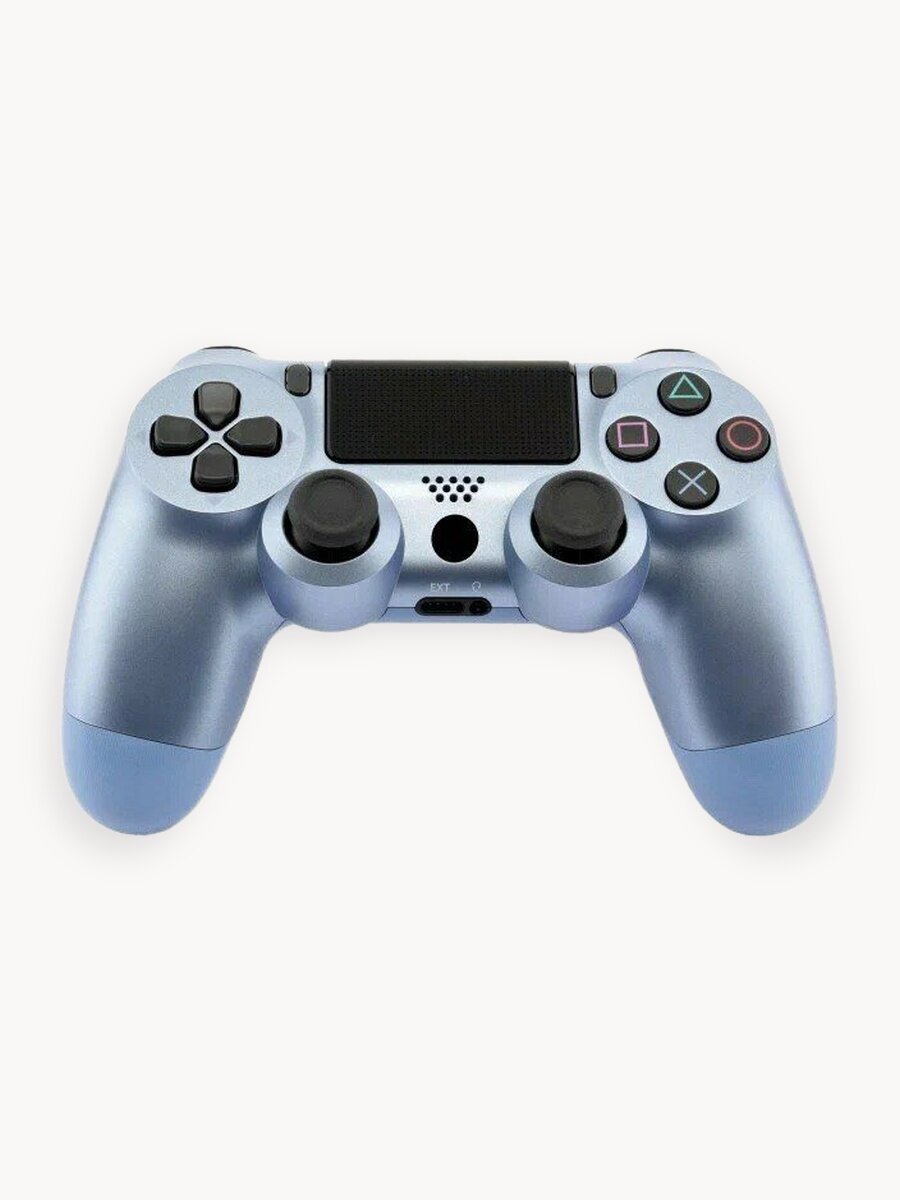 Беспроводной джойстик (геймпад) для PS4, Стальной синий / Bluetooth