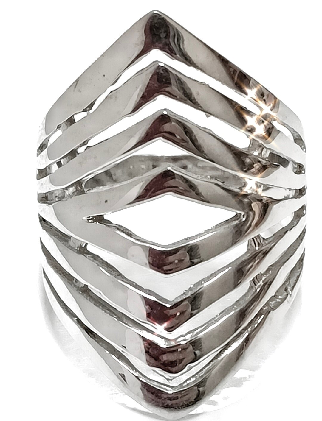 Перстень, серебро, 925 проба, родирование