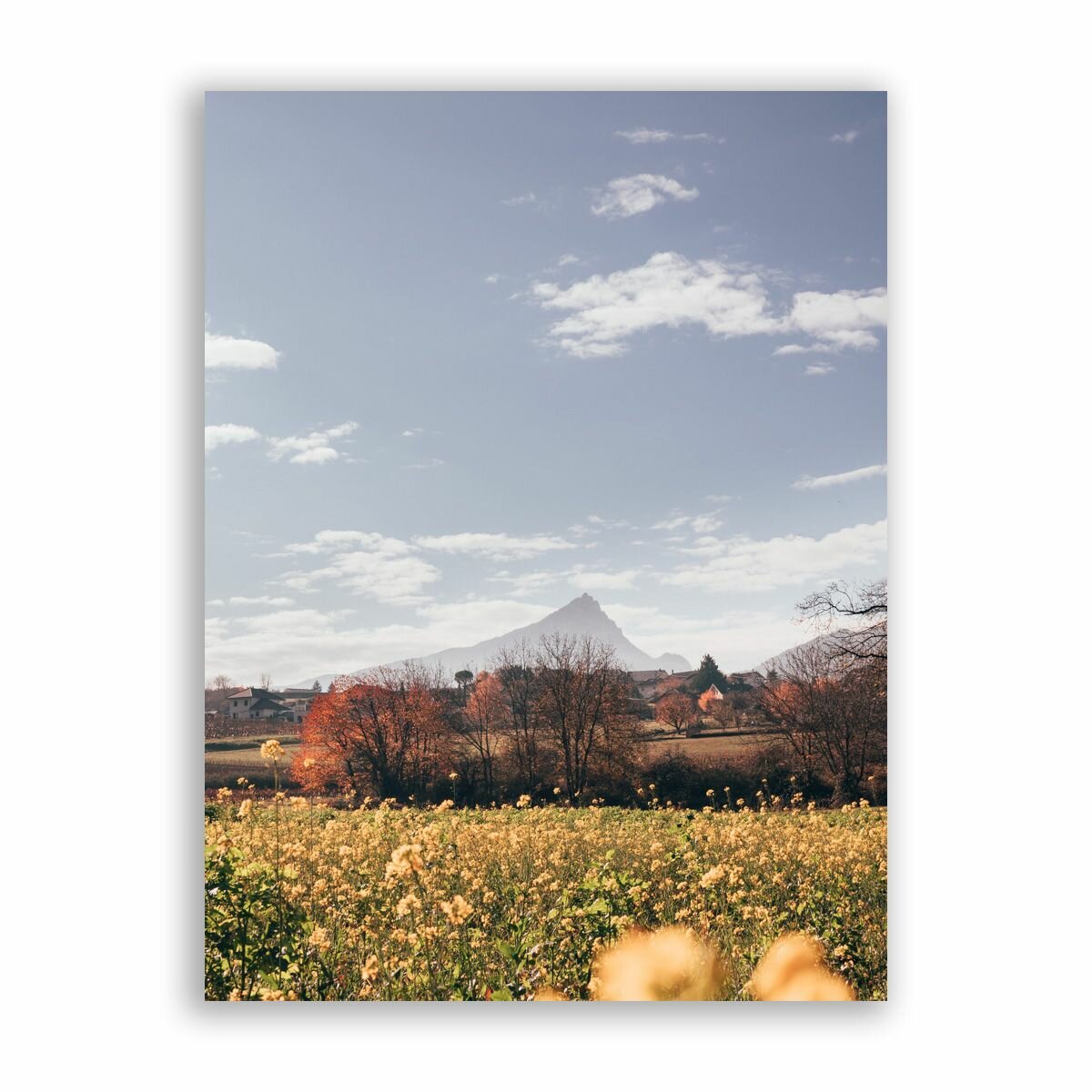 Постер, плакат на бумаге / Природа Франции - Пейзаж / Размер 30 x 40 см