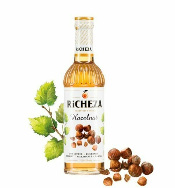 Сироп RICHEZA Лесной Орех стекло (0,33л)