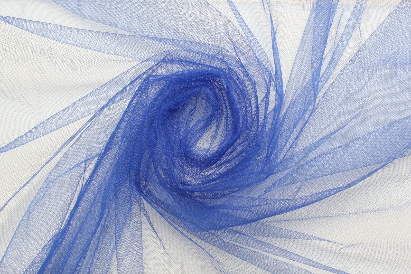 Ткань Фатин мягкий васильковый, ш122см, 0,5 м