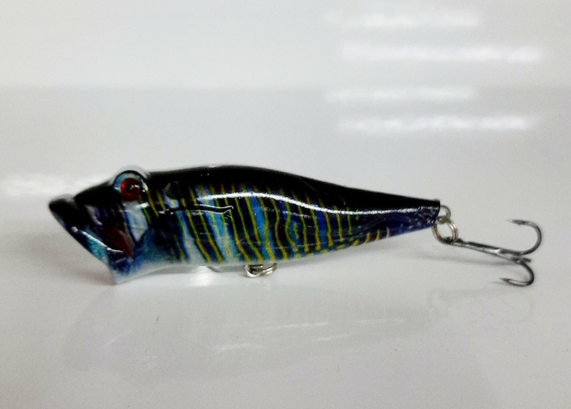 Воблер, SHARADO 8 cм, 12 г, поппер, малас синий пол