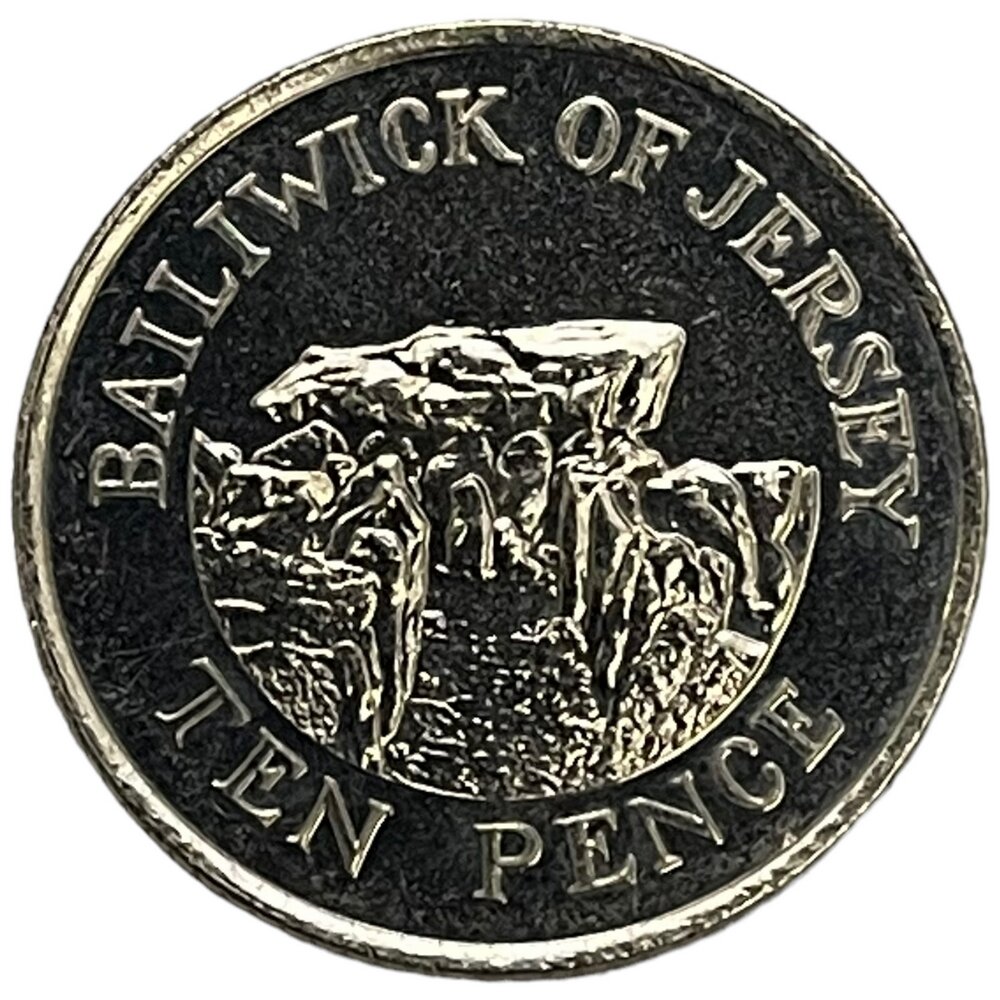 Джерси 10 пенсов 2010 г.