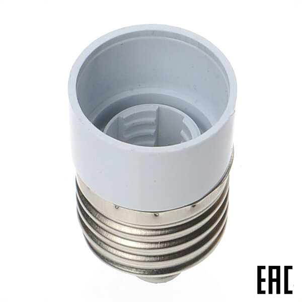 Патрон-переходник A7T14WEAY патрон Е27 - патрон Е14 белый Ecola (15 шт. в комплекте)