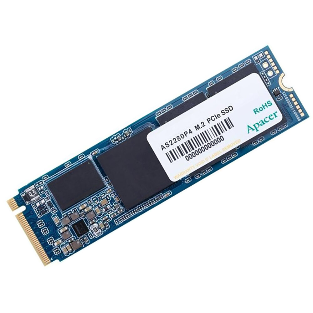Твердотельный накопитель SSD Apacer M.2 2280 512GB Apacer AS2280P4U PRO Client SSD AP512GAS2280P4UPRO-1 PCIe Gen3x4 with NVMe,|| 3500/2300, IOPS 400/600K, MTBF 1.8M, 3D NAND, DRAM-lessMB, 350TBW, 0,37DWPD, Heat Sink, RTL (919335) уц-3-1