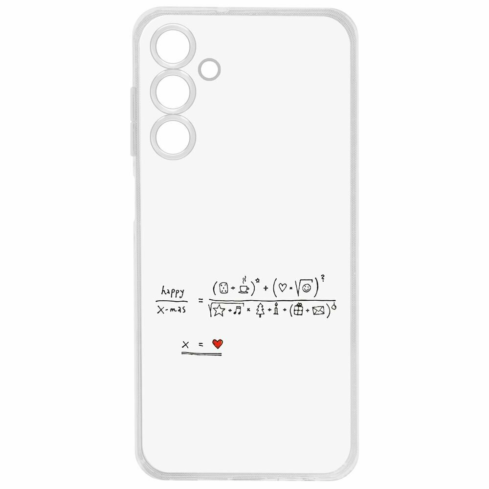 Чехол-накладка Krutoff Clear Case Праздничная формула для Samsung Galaxy A25 5G (A256)