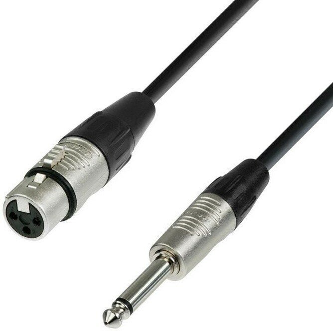 Кабель 6.3 Jack (M) - XLR (F), 1.5м, Adam Hall (K4MFP0150)