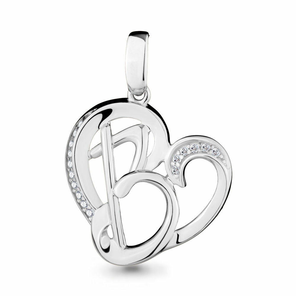 Подвеска Яхонт, серебро, 925 проба, фианит