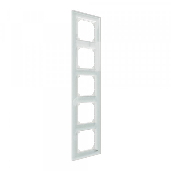 Schneider Electric Merten SM M-Elegance Стекло Белый Кристалл Рамка 5-ая