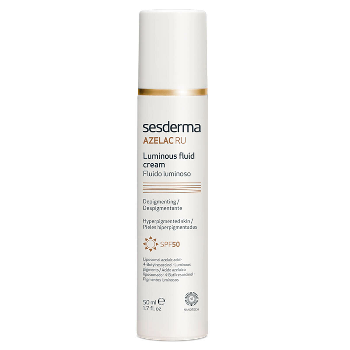 AZELAC RU Флюид для сияния кожи, SPF50, 50 мл, Sesderma