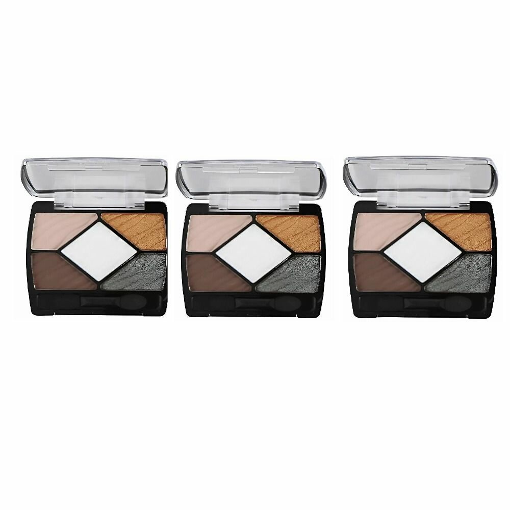 Farres cosmetics Тени для век 5 цветов 1830 тон 02 , 3 шт.