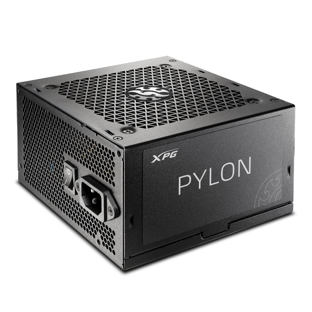 Игровой блок питания XPG PYLON550B-BLACKCOLOR чёрный (550 Вт, PCIe-2шт, ATX v2.31, Active PFC, 120mm Fan, 80 Plus Bronze)