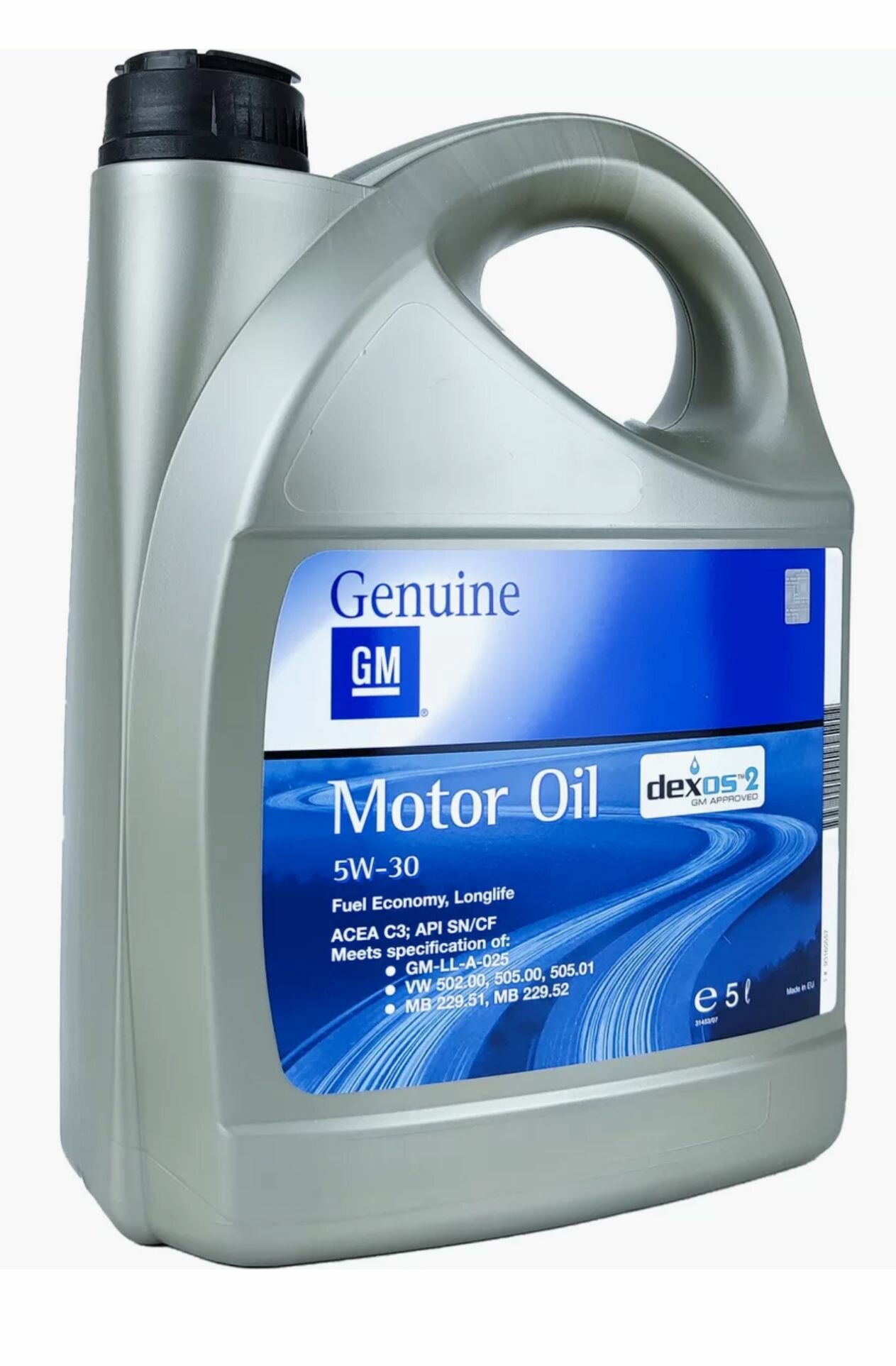 Моторное масло GM Dexos2 (EU) 5W30 5л