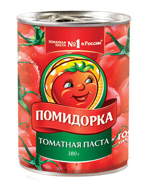 Томатная паста Помидорка 380 г x 3 упаковки