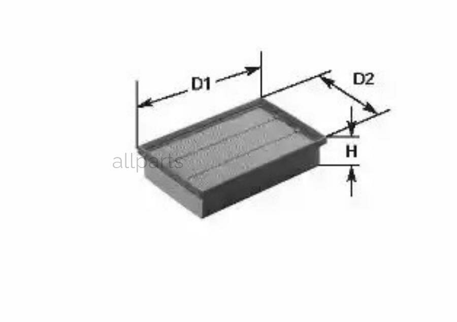 CLEAN FILTERS MA1105 CLEAN фильтр воздушный MA 1105 (=C 2774/3 KIT)