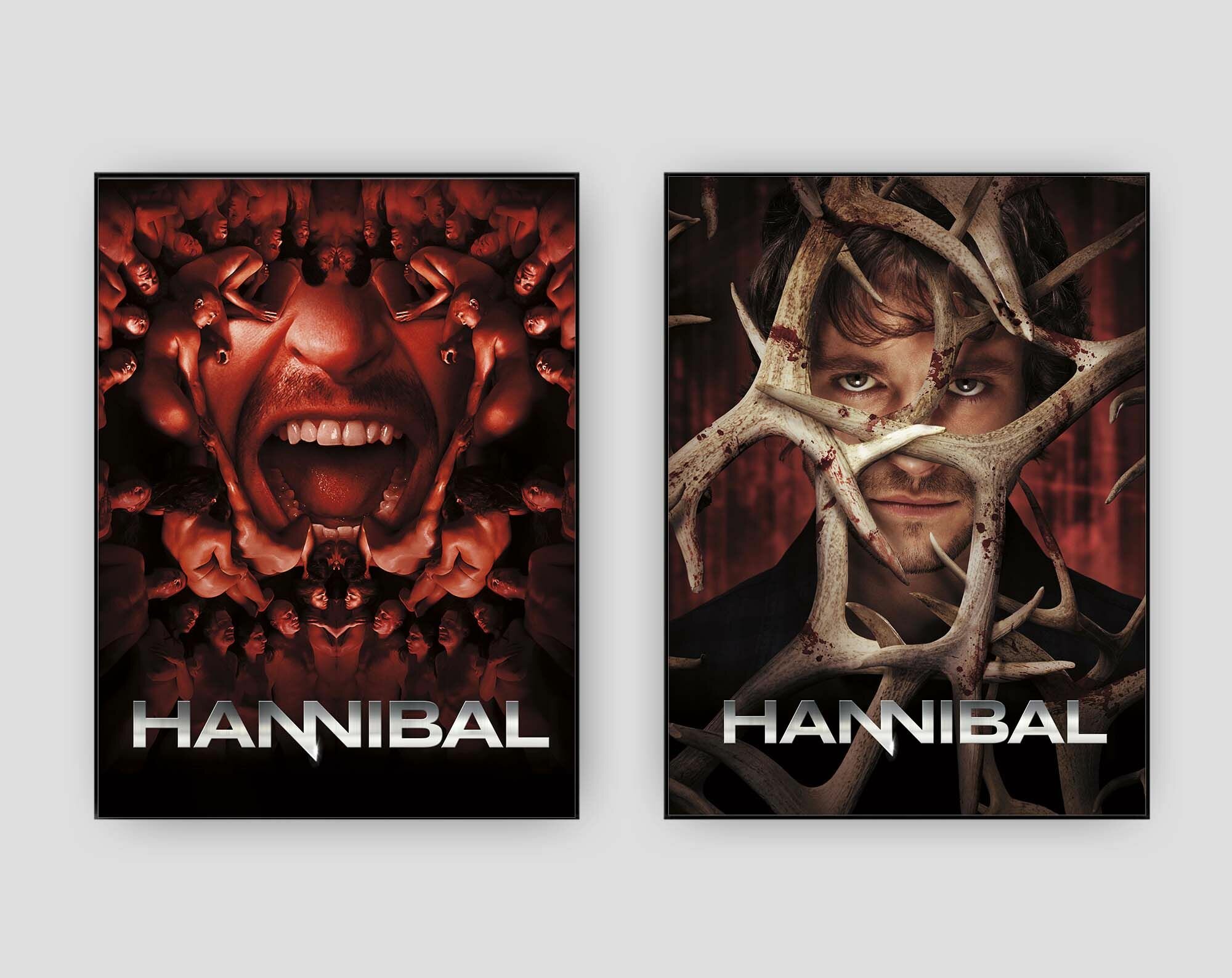 Набор ретро киноплакатов Ганнибал (2 шт А3 без рамы)