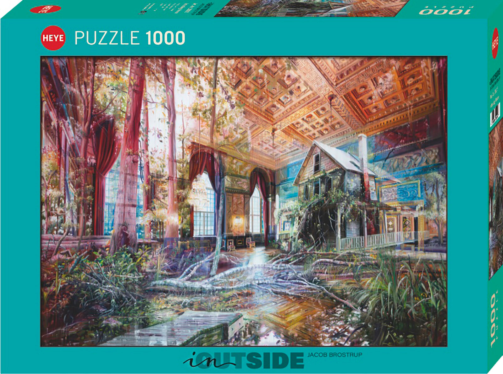 Puzzle-1000 Архитектурная фантазия. Дом внутри