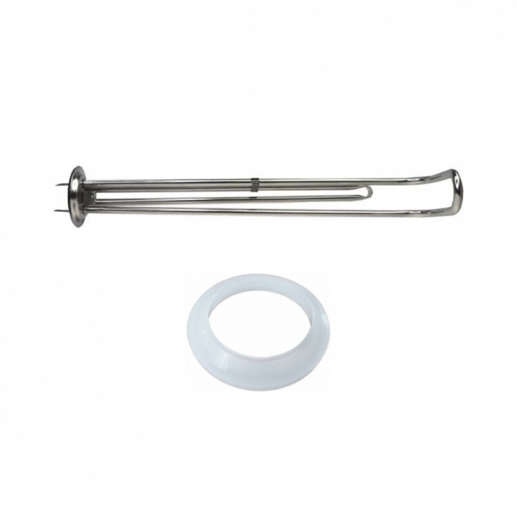 Комплект ТЭН 2кВт (2000Вт) RF для горизонтального водонагревателя Polaris, Timberk, под анод М4 + прокладка, П2000K1