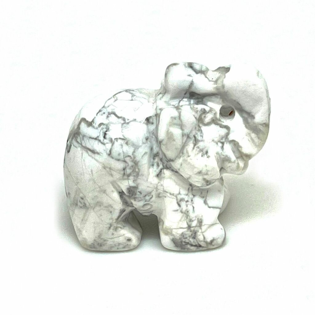 "Слоник-оберег" Сувенир Elit из натурального камня кахолонг