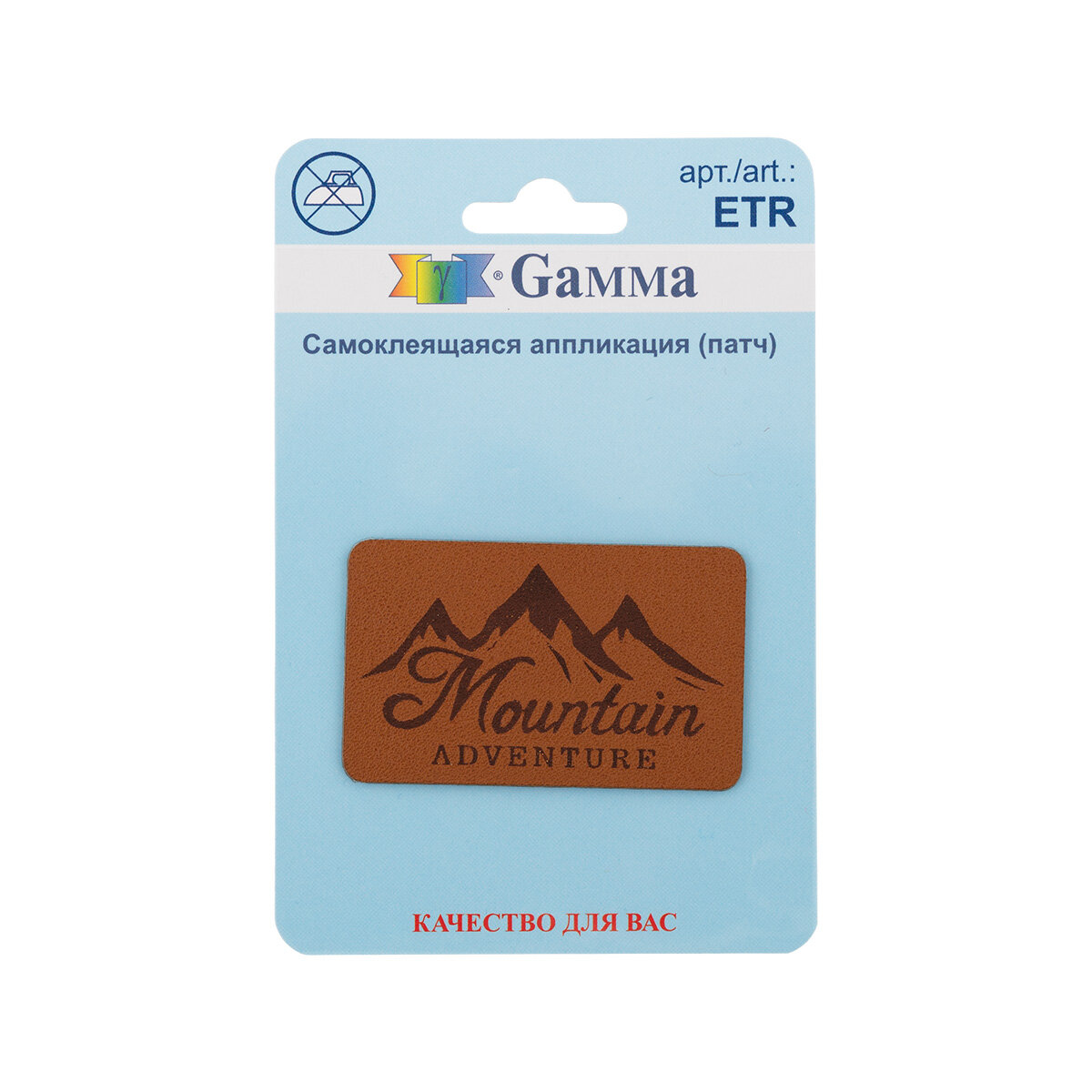 Gamma ETR-GE89 Аппликация самоклеящийся патч №03 Mountain 01-304 5.2×3.2 см прочный материал 1шт