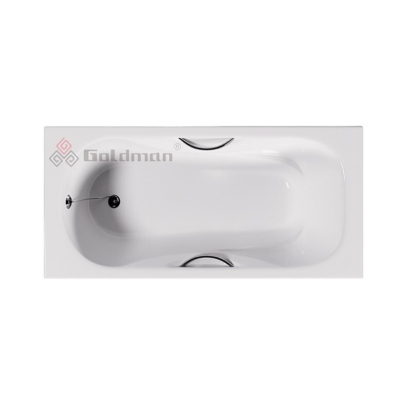 Ванна чугунная Goldman Donni 180х80, с ножками и ручками