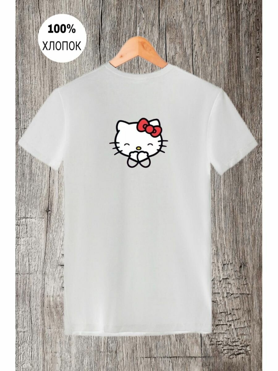 Футболка милый котик hello kitty