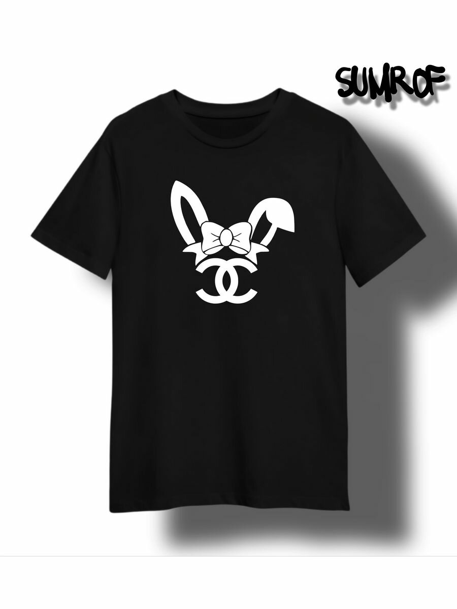 Футболка бант уши зайца