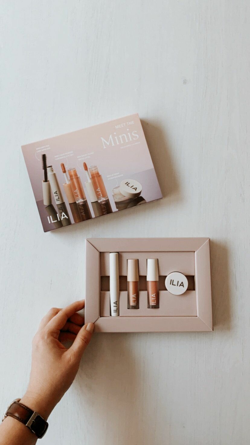 Набор декоративной косметики ILIA "Meet the Minis", без парабенов, без отдушек