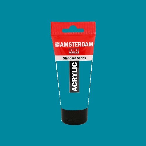 Краска акриловая AMSTERDAM цв.№522 бирюзовый туба 20мл
