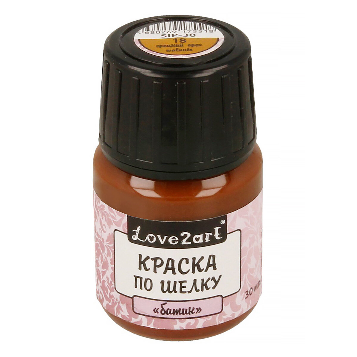 "Love2art" Краска по шелку "батик" SIP-30 30 мл 18 грецкий орех