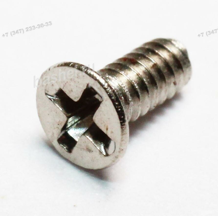 Винт М1,6х4 потай, крест (сталь, никель)