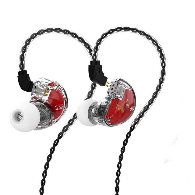 Наушники гибридные TRN V30 без микрофона (белый)