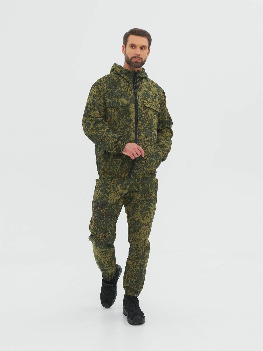 Костюм летний Стрелок ткань Сорочка цвет Цифра зелёная