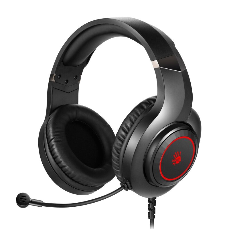 Гарнитура A4Tech "Bloody", черная, 2 м, мониторная, USB (G220S USB/ BLACK)