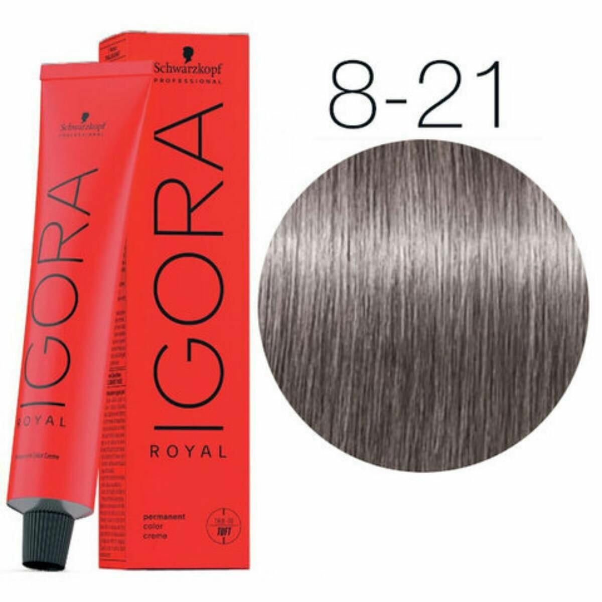 Schwarzkopf IGORA ROYAL 8-21 Светлый русый пепельный Краска для волос 60 мл