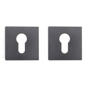 Ключевина Lavelly тонкая квадратная розетка черный (990337)