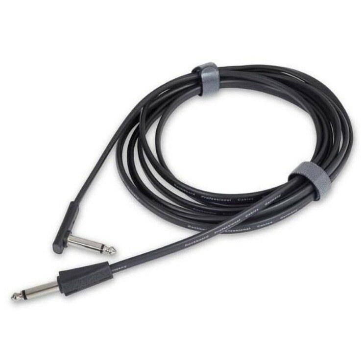 Кабель аудио 1xJack - 1xJack Rockboard RBO CAB FL 300BLK SA 3.0m