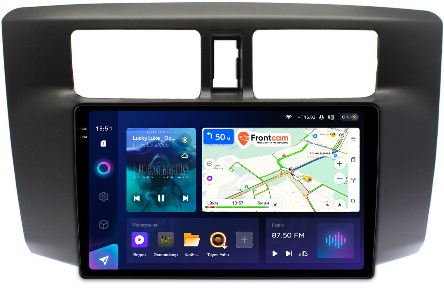 Штатная магнитола Daihatsu Move 5 2010-2014 Teyes CC3 2K 4/64 9.5" RM-9-0002 Android 10 (4G-SIM, DSP, QLed)