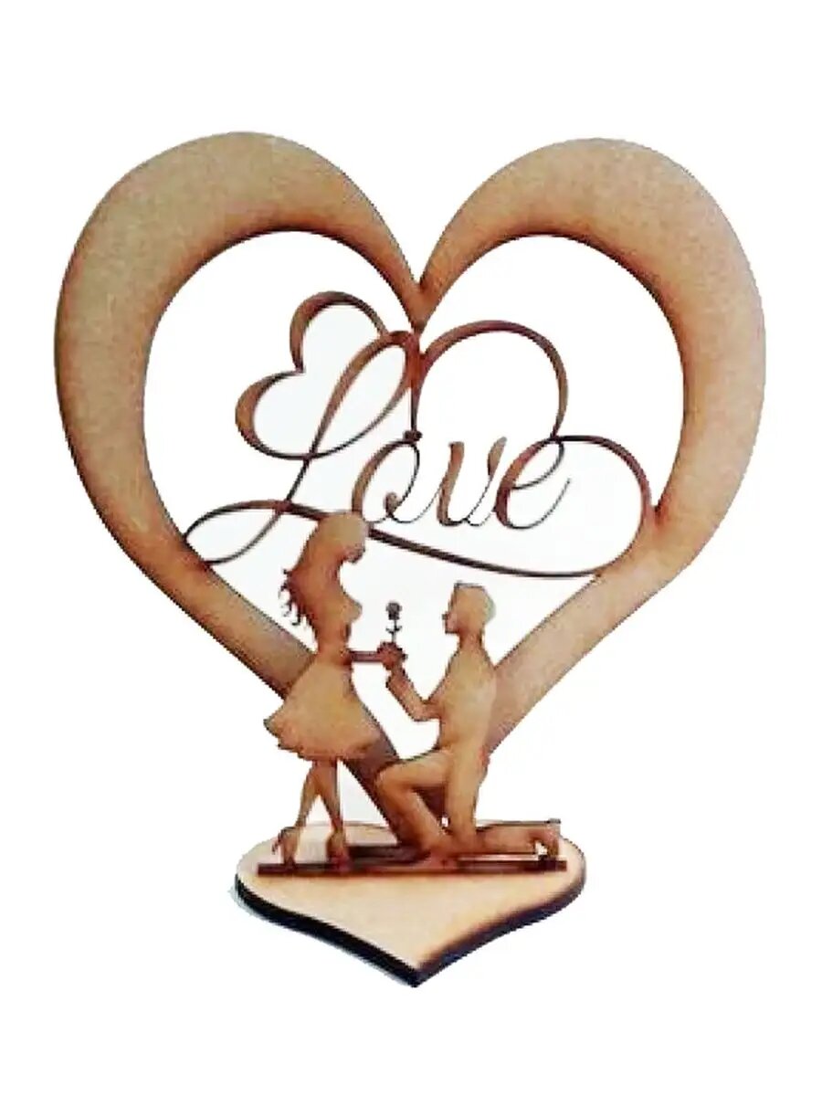 Деревянные заготовки Декупаж Надпись 1 шт