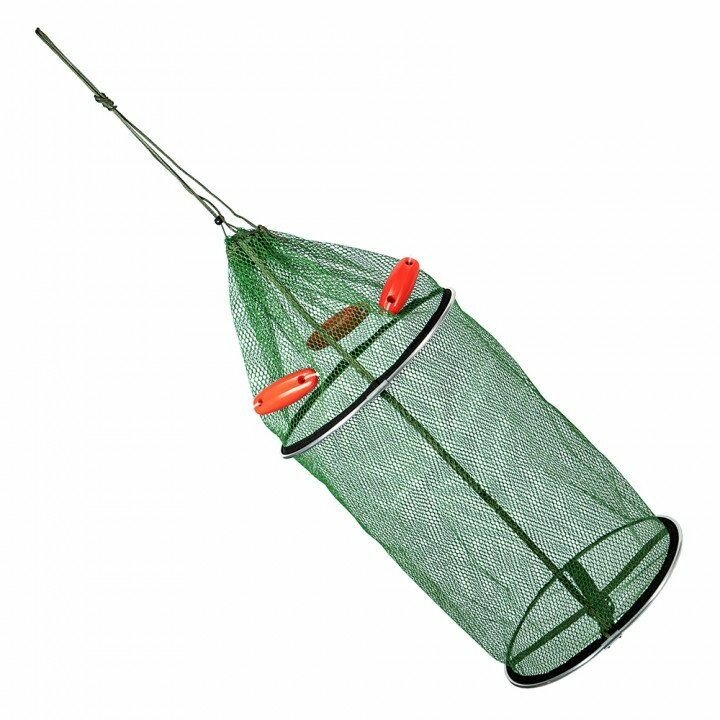 Садок EastShark круглый, прорезиненный капрон с поплавком, ES D50, 80 см