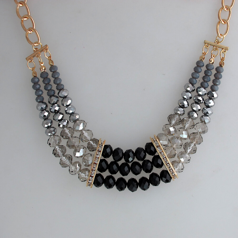 Колье, стекло