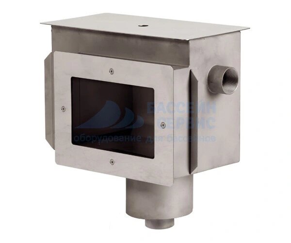 Скиммер с камерой долива и переливным желобом 2" (внутр.) плитка, цена - за 1 шт